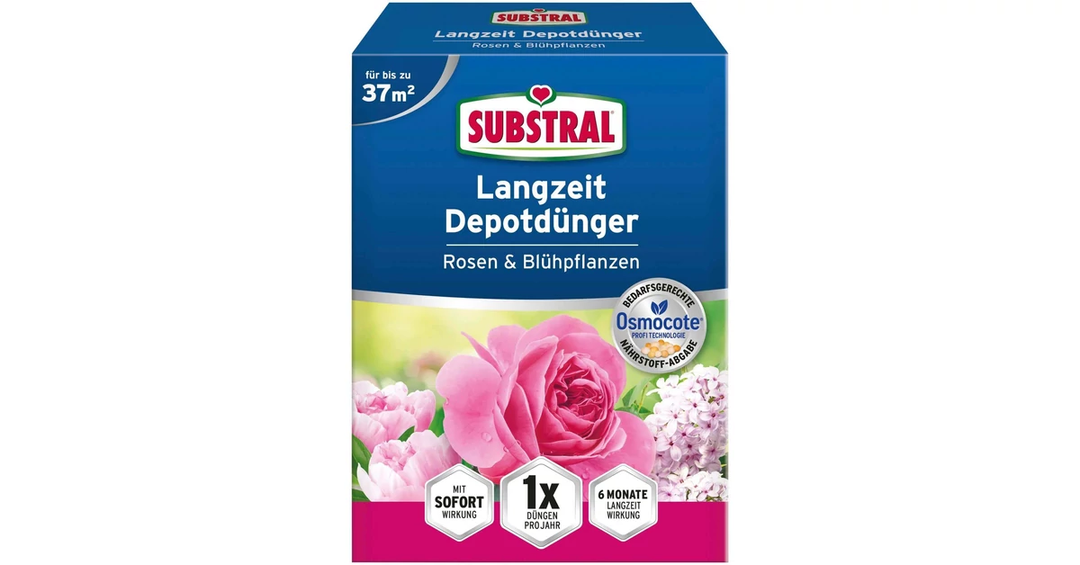 Substral Osmocote hosszú hatástartamú rózsatrágya 1,5kg