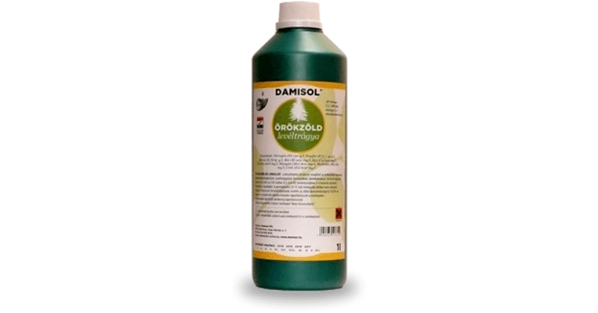 Damisol Örökzöld 1 liter, tápoldat és lombtrágya örökzöldeknek