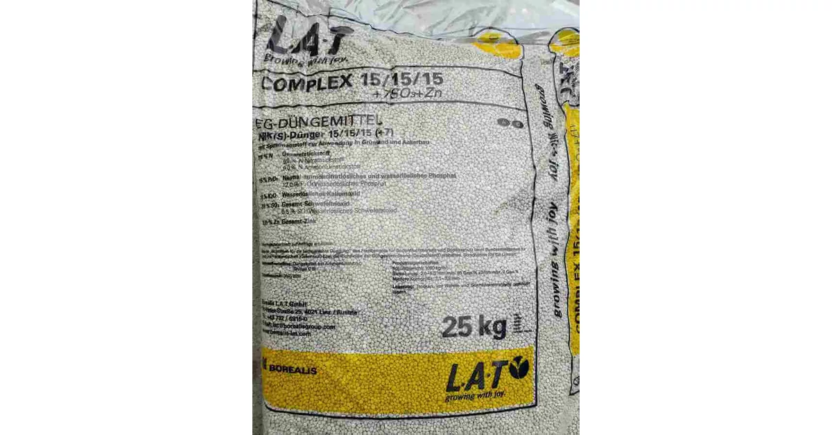 Komplex NPK műtrágya 15-15-15 25 kg