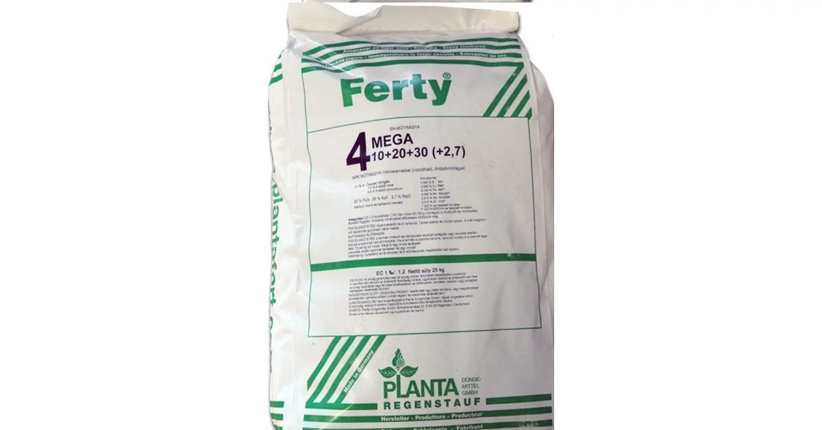FERTY 4 MEGA 10-20-30+3Mg+M.e. 25 kg