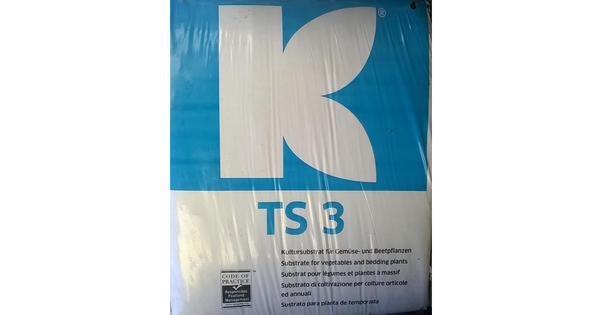 Klasmann TS 3 medium basic tőzeg200 liter