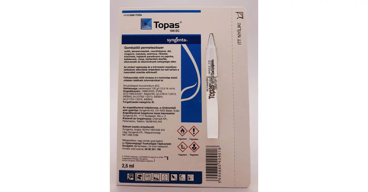 Topas 2,5 ml gombaölő szer