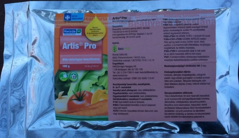 Artis Pro 1 kg bio talajfertőtlenítőszer a Kwizdától