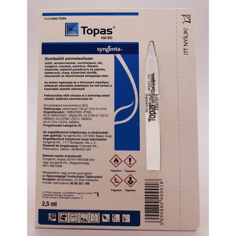 Topas 2,5 ml gombaölő szer